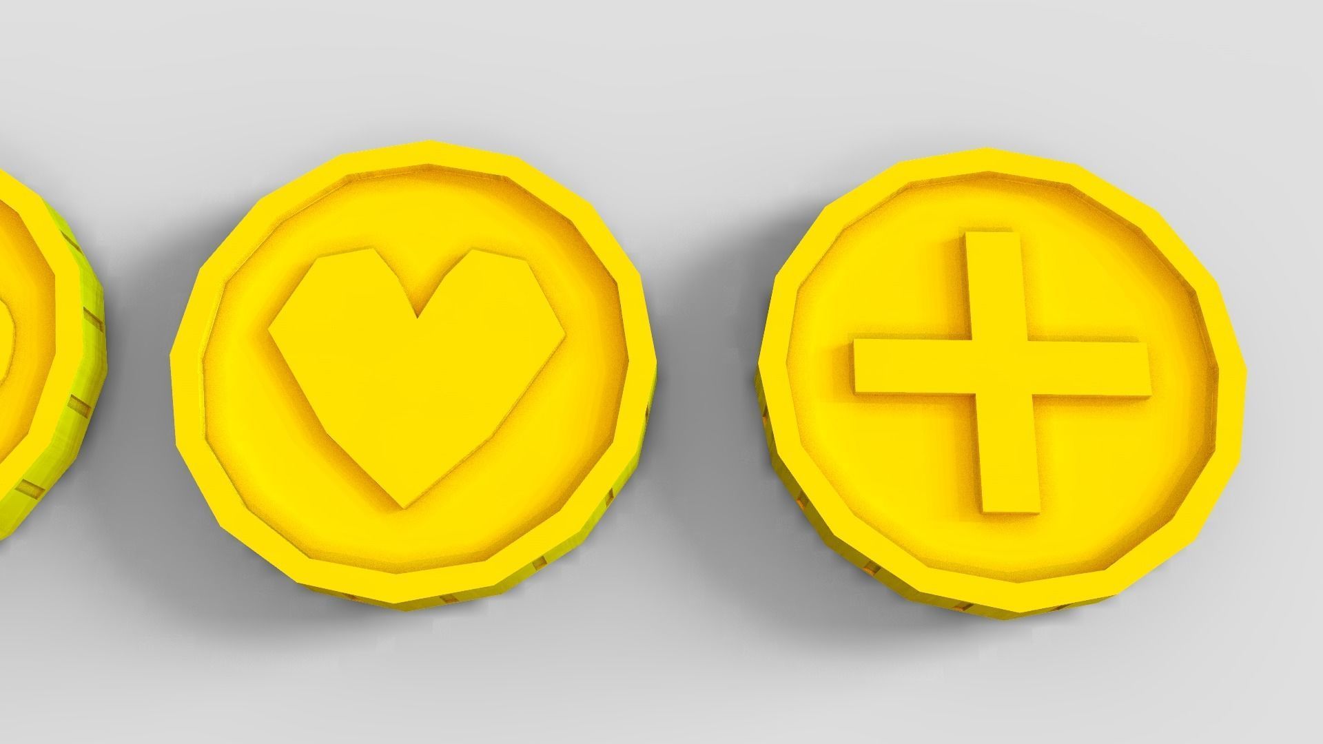 3D model Gold Coins Pack VR / AR / low-poly | CGTrader