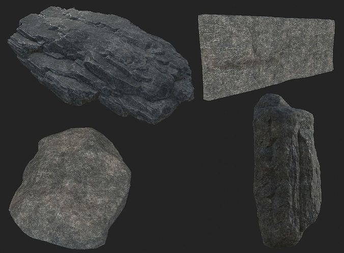 3D model Rock Low-poly 3D model VR / AR / low-poly | CGTrader