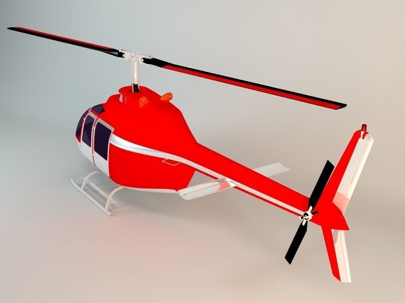 chopper Helicopter 3D model | CGTrader
