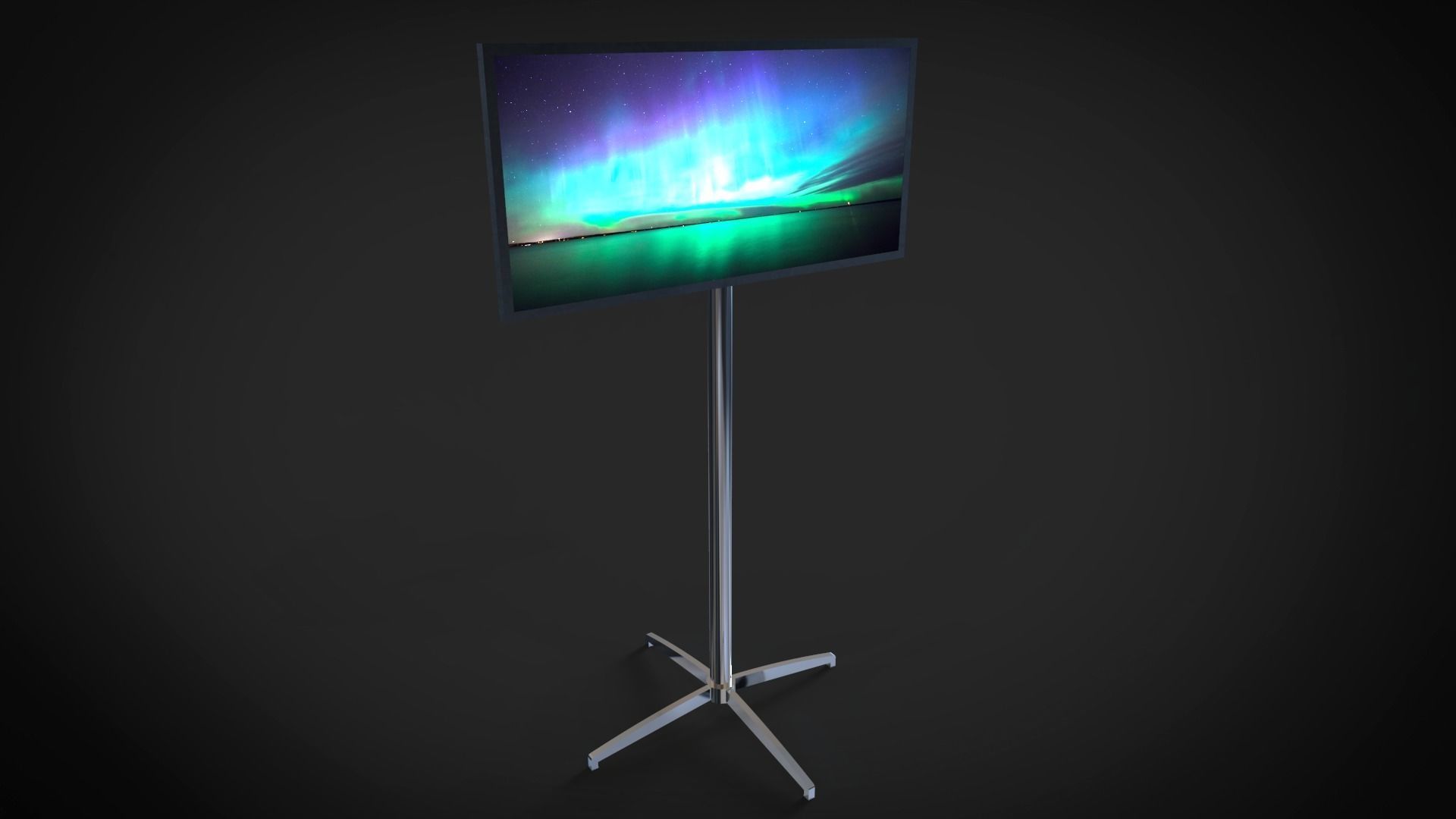 Screen with stand 3D model | CGTrader