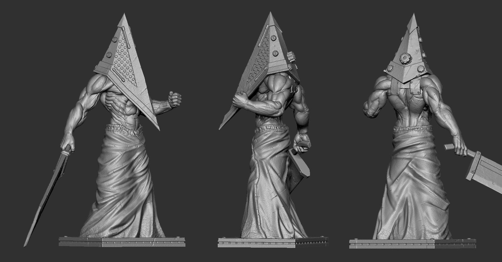 Pyramid Head 3D model 3D printable | CGTrader