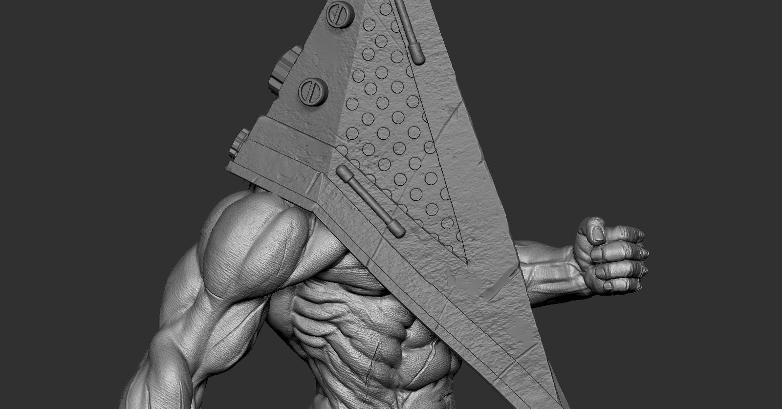 Pyramid Head 3D model 3D printable | CGTrader