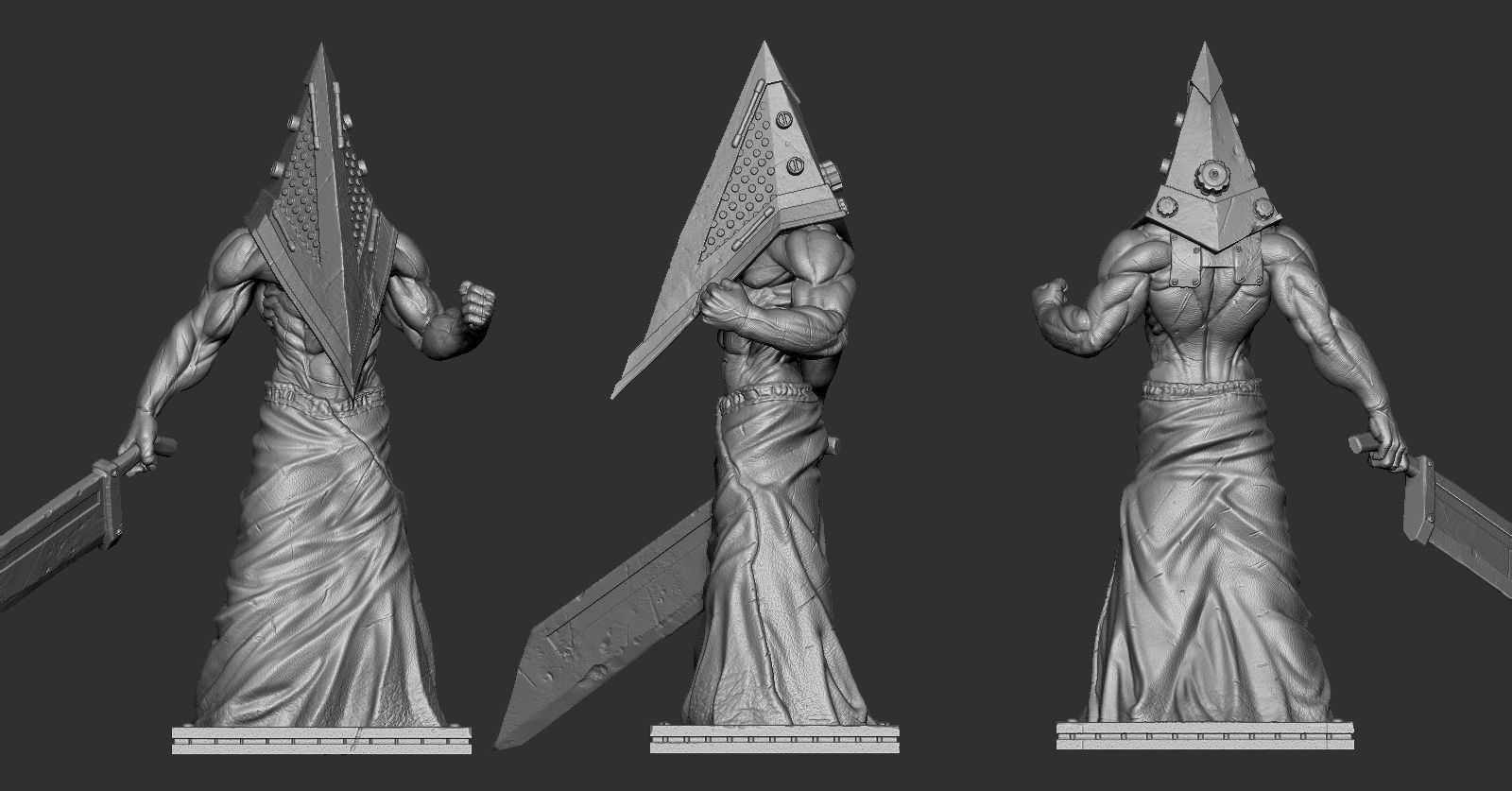 Pyramid Head 3D model 3D printable | CGTrader