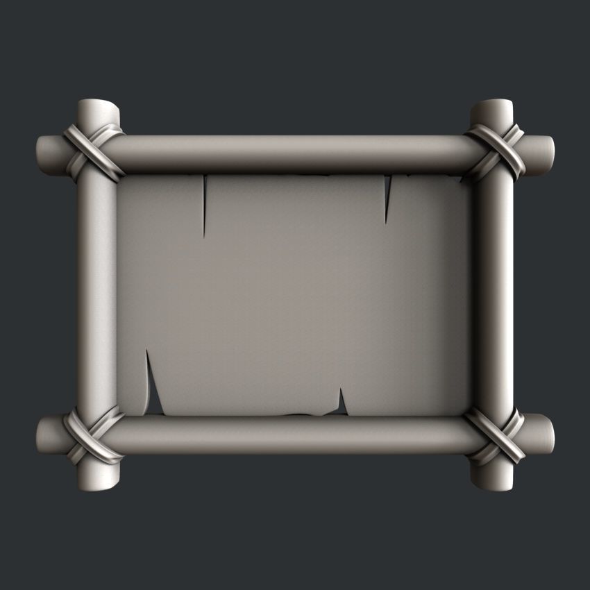 3d STL models for CNC or 3d printer set scroll 3D model 3D printable ...