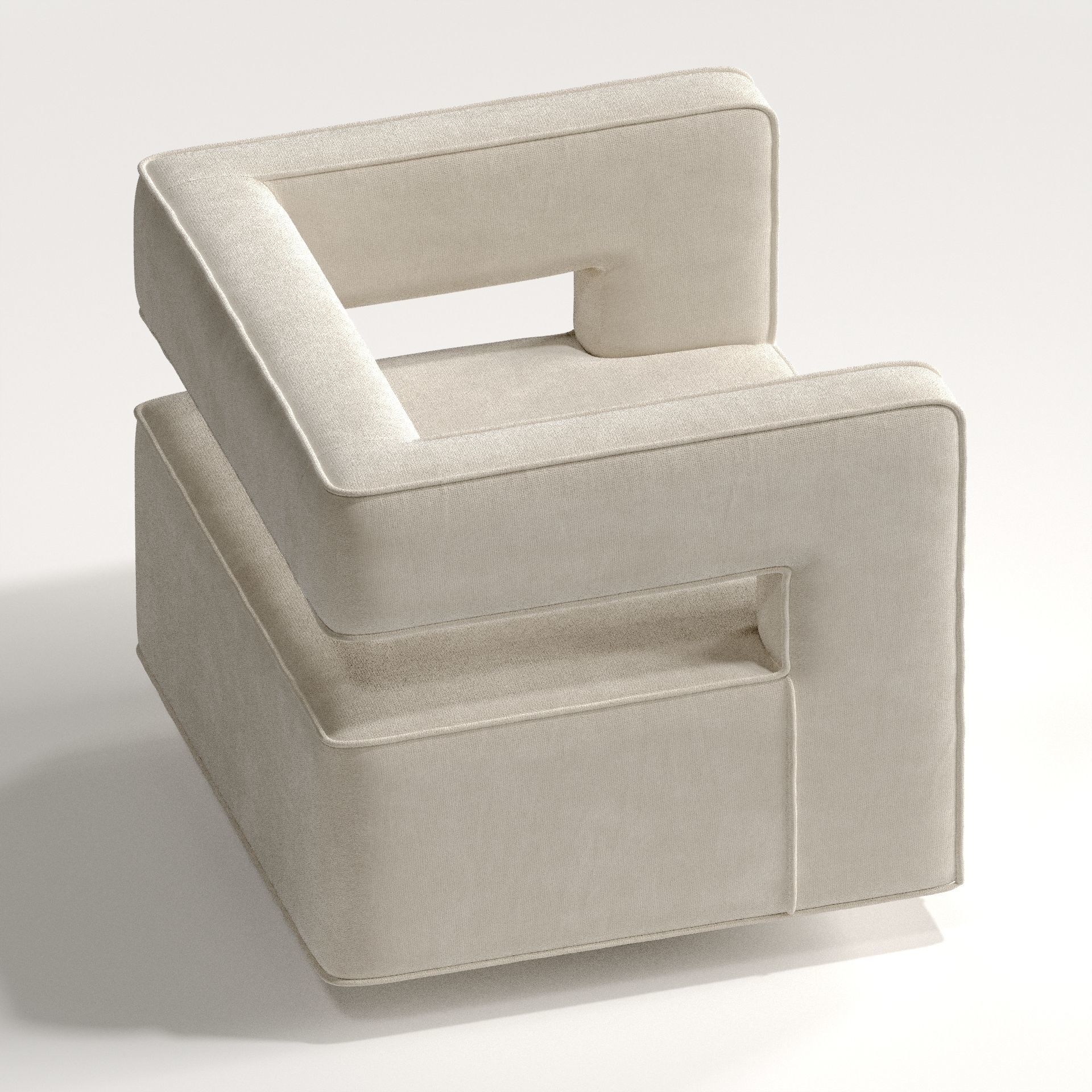 Mitchell Gold NICO FULL SWIVEL CHAIR 3D model | CGTrader