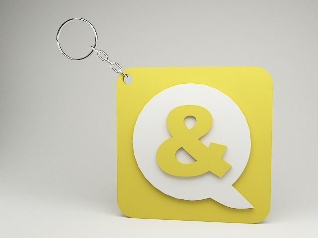 And 3D printable Key chain model 3D model 3D printable | CGTrader