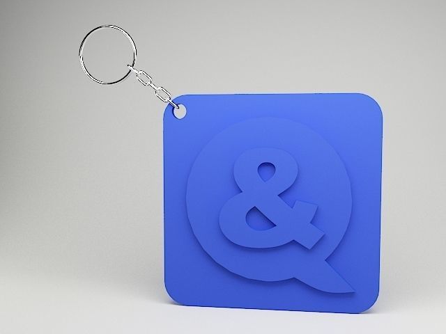 And 3D printable Key chain model 3D model 3D printable | CGTrader