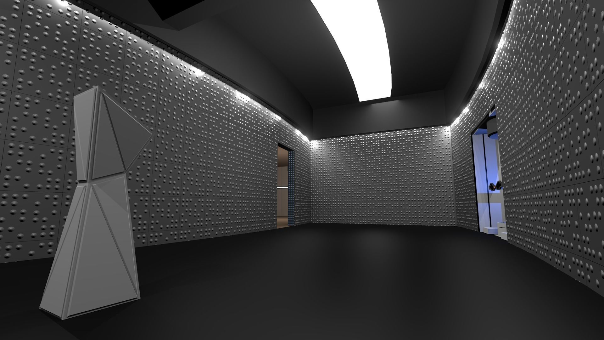 3D model Time vault-Corridors-hall from STAR Labs VR / AR / low-poly ...