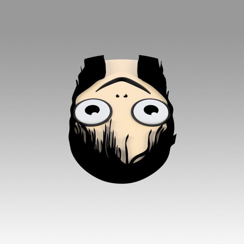 Momo horror ghost bird head 3D model | CGTrader