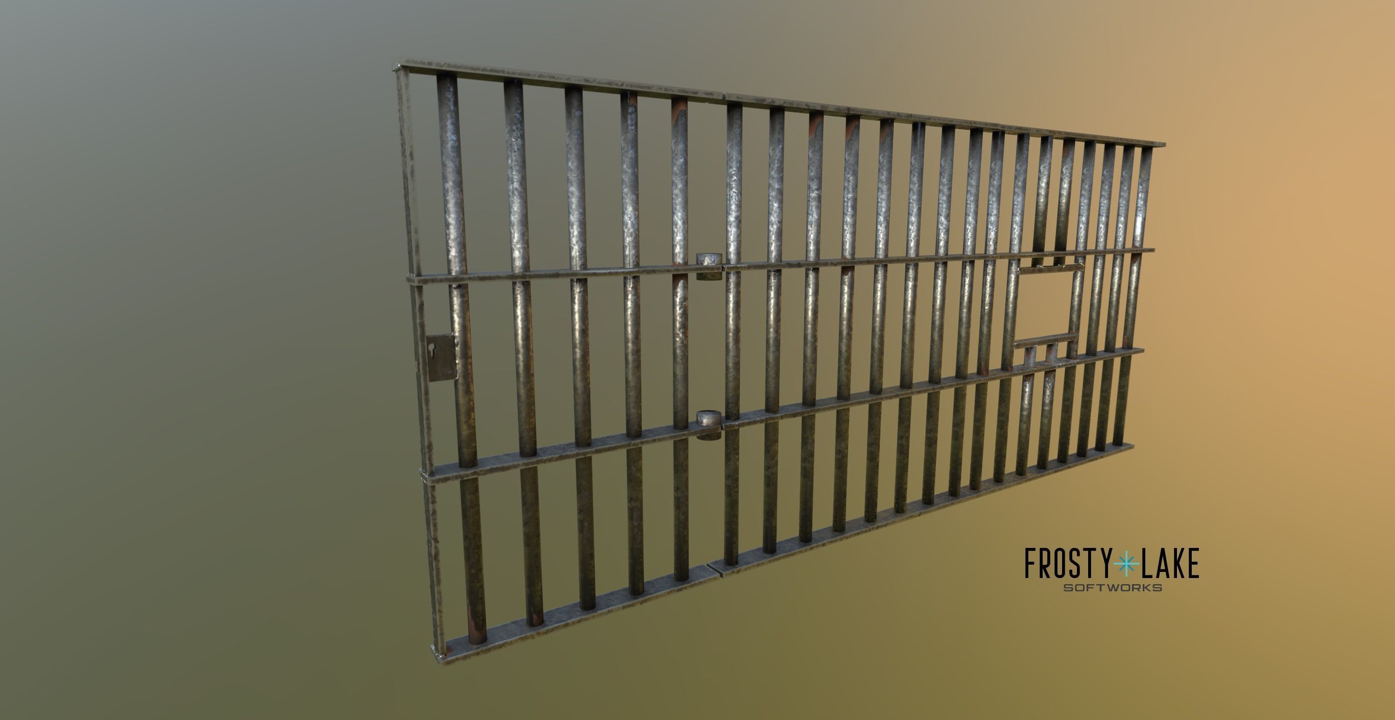 3D model Modular Prison Bars PBR Jail Bars VR / AR / low-poly | CGTrader