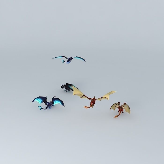 WOW dragon pet frame model free 3D model | CGTrader