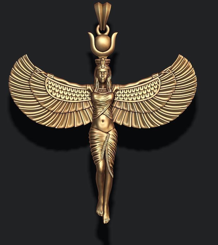 Isis pendant 3D model 3D printable | CGTrader