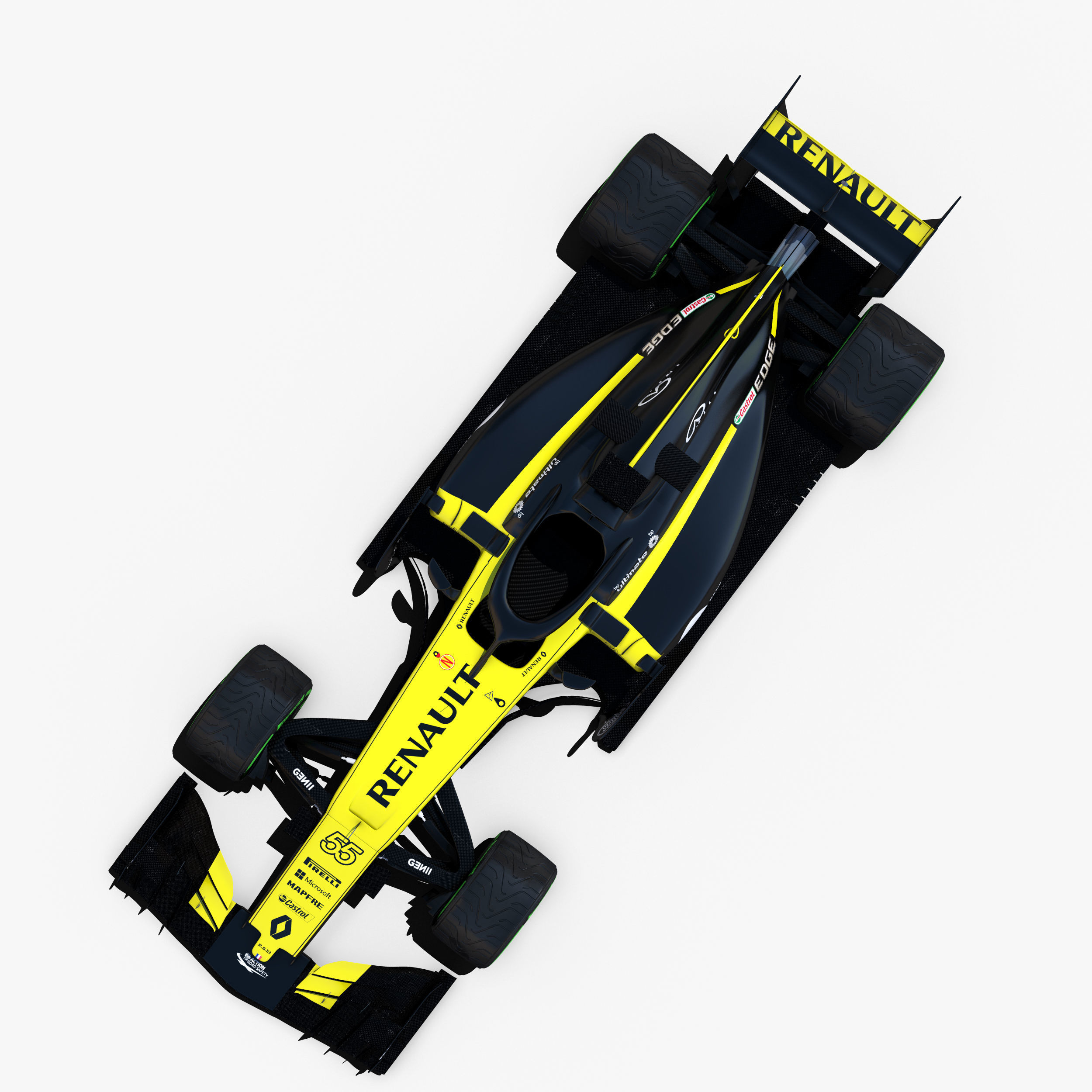 3D model Renault Sport F1 RS18 car VR / AR / low-poly rigged | CGTrader