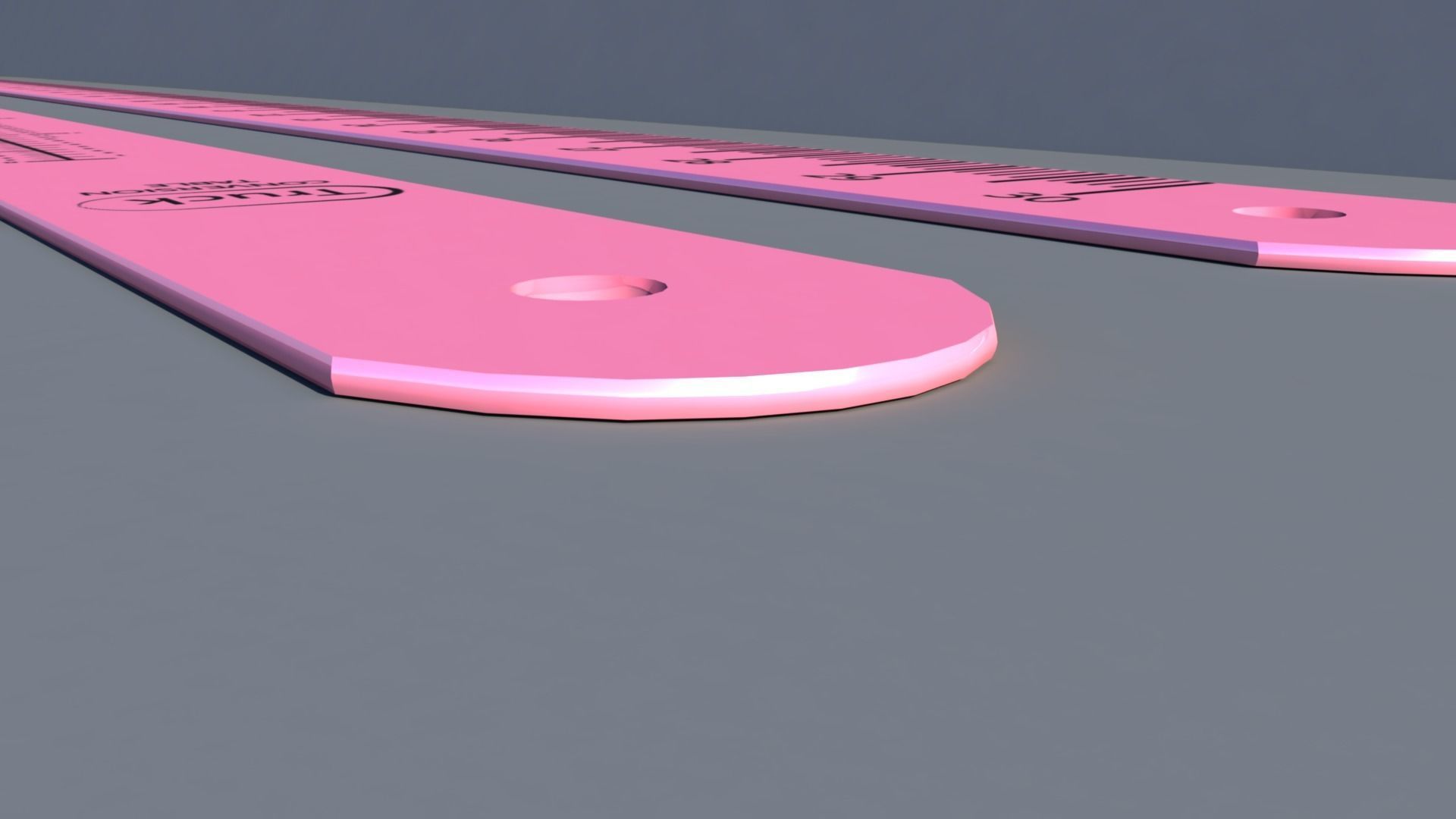 Ruler low poly free VR / AR / low-poly 3D model | CGTrader