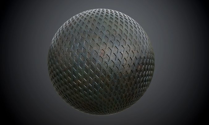 Metal Army Plate Diamond Seamless PBR Texture Texture | CGTrader