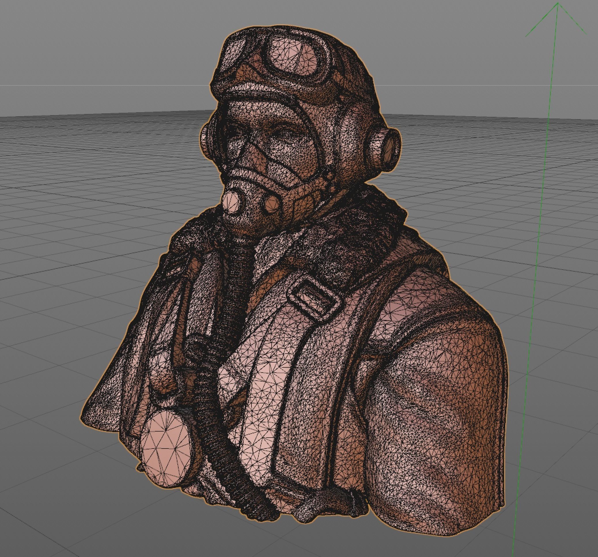 Pilot Bust 3D model 3D printable | CGTrader