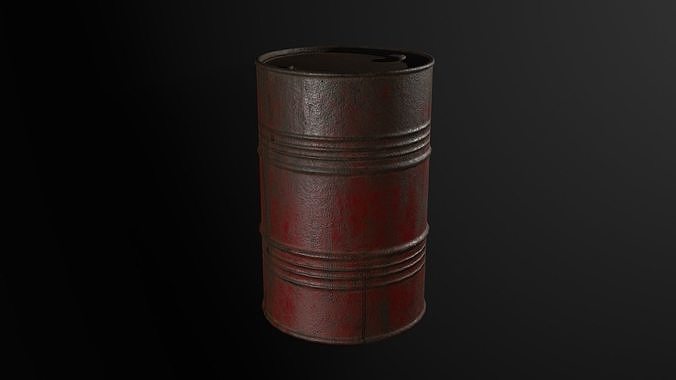 3D model iron barrel VR / AR / low-poly | CGTrader
