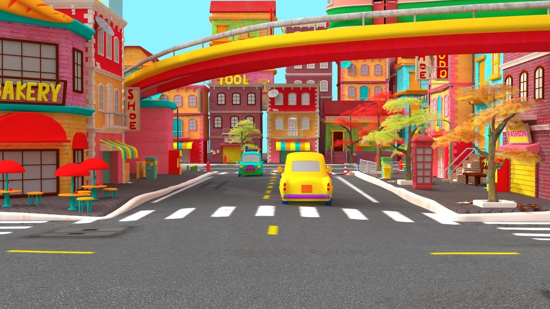 Asset - Cartoons - Background - Hight Poly 3D Model Collection | CGTrader