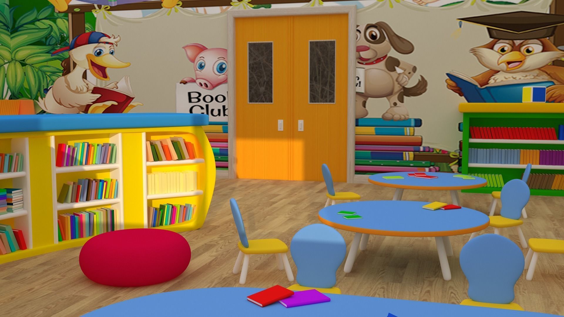 Asset - Cartoons - Background - Hight Poly 3D Model Collection | CGTrader