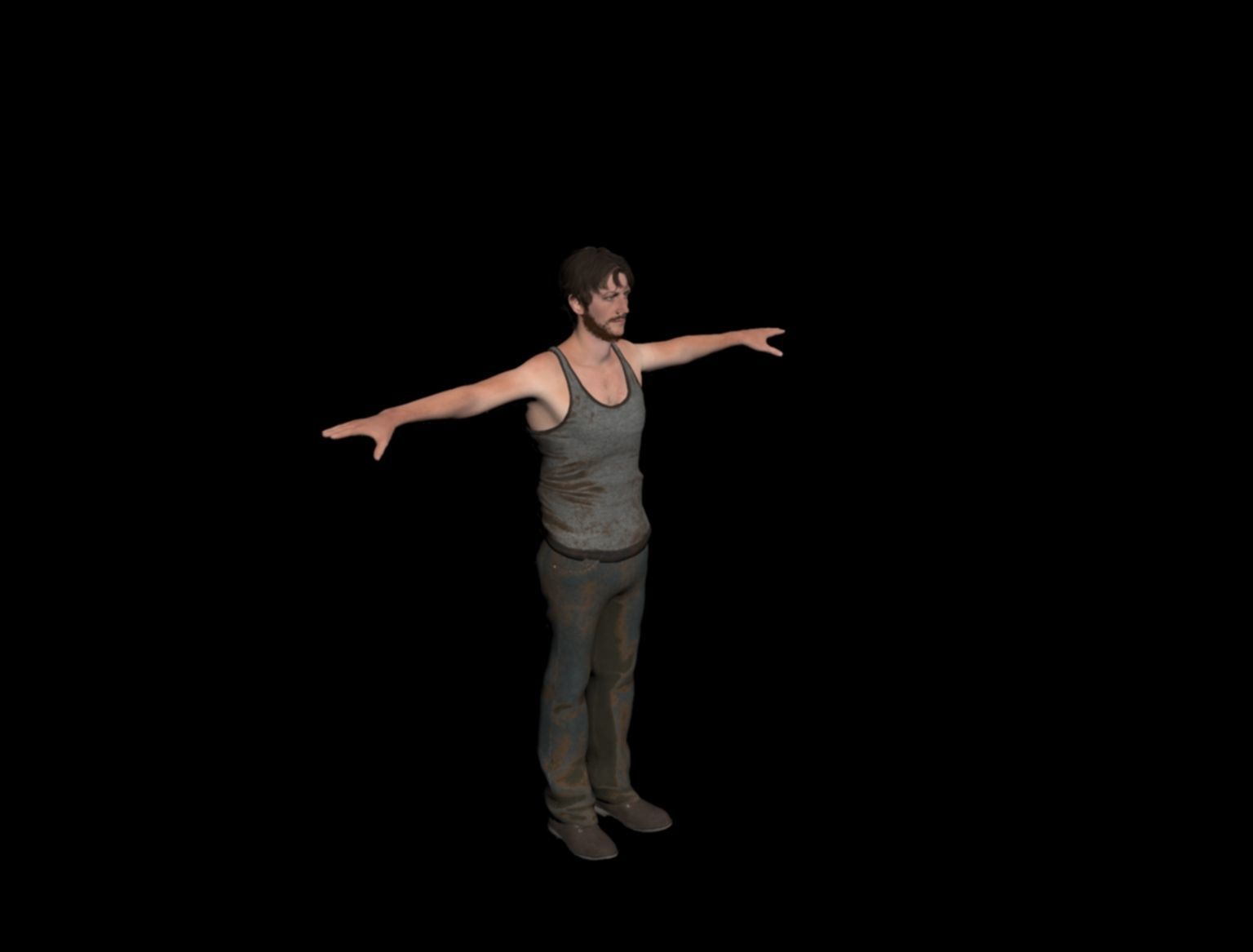 Sci-Fi Man unrigged free 3D model | CGTrader