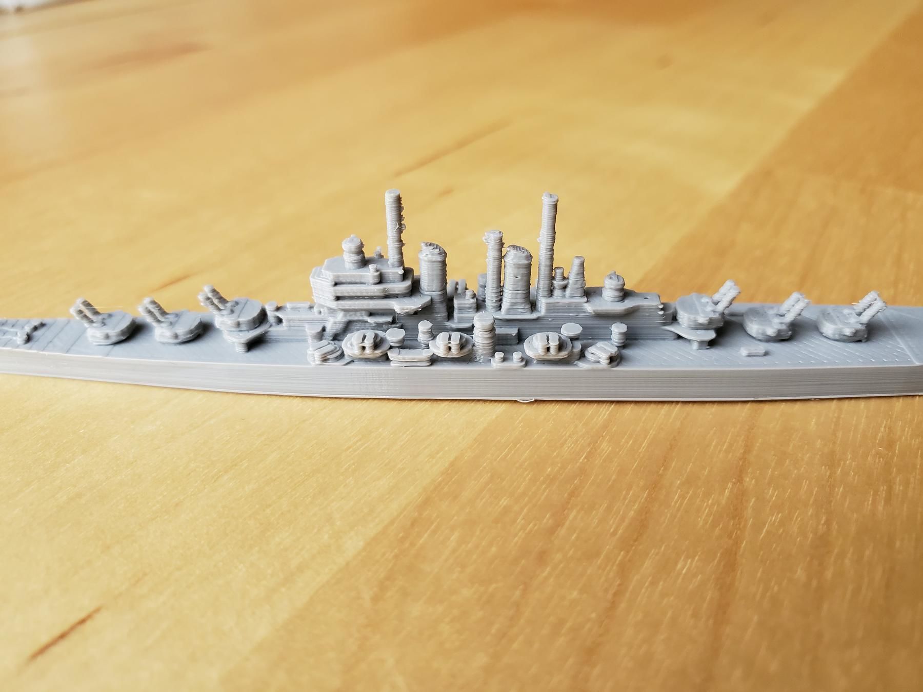 US Worcester Class Cruiser Warship 3D model 3D printable | CGTrader