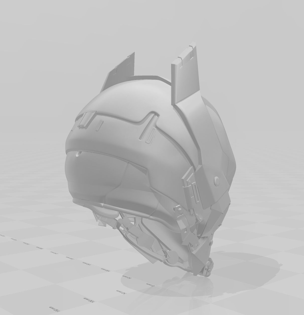 Batman Arkham Knight Helmet 3D model 3D printable | CGTrader