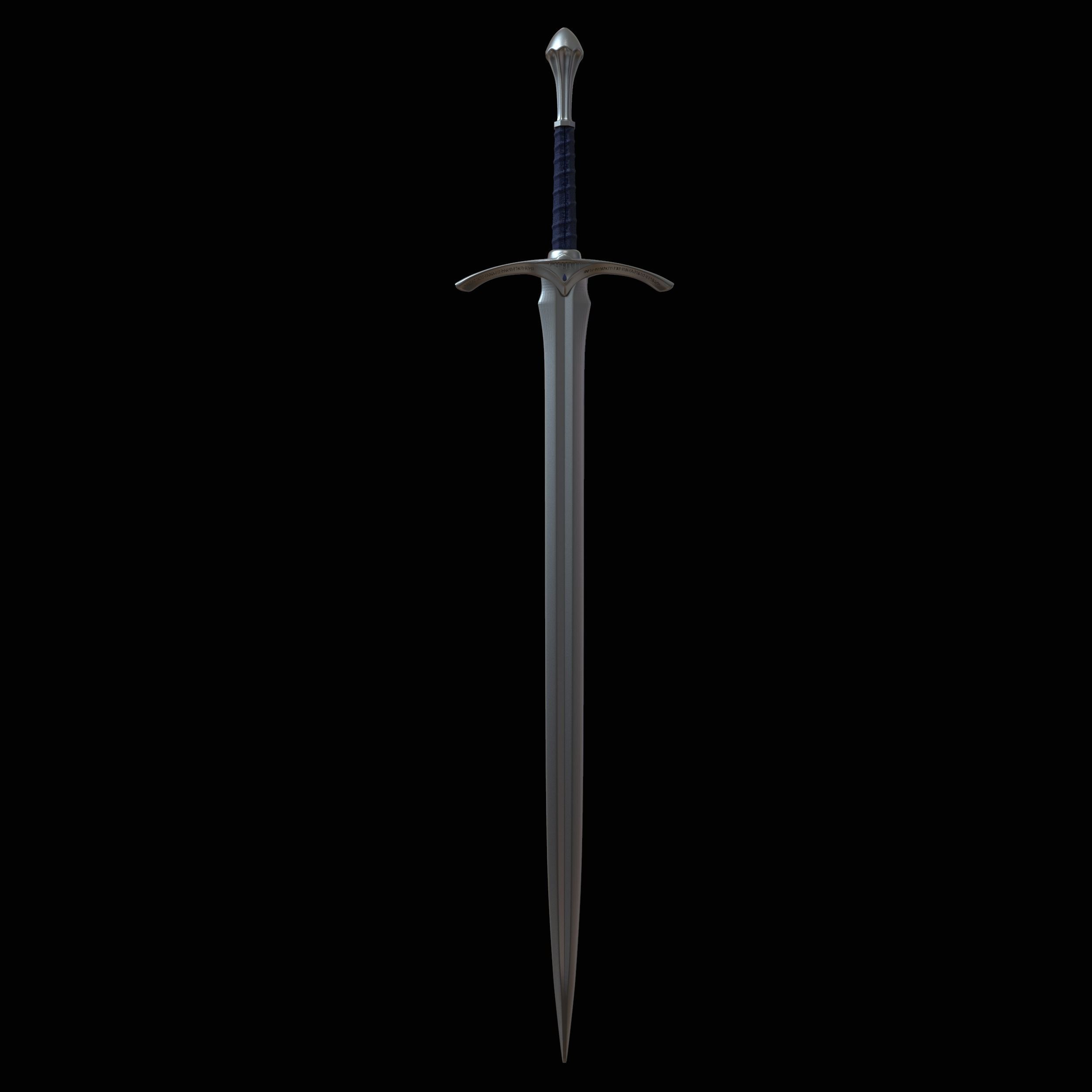 GANDALF GLAMDRING SWORD - THE HOBBIT 3D model 3D printable | CGTrader