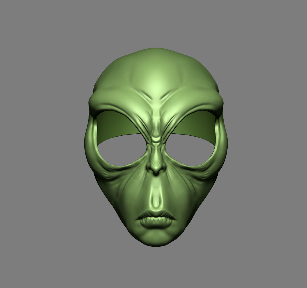 Alien Mask Cosplay Costume Helmet 3D model 3D printable | CGTrader