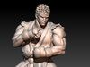 Street Fighter Ryu - Fight stance pose 3D model 3D printable | CGTrader