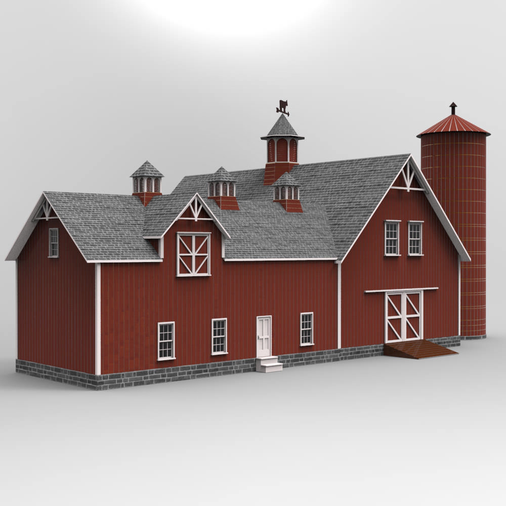 Barn for 3D Studio Max 3D model | CGTrader