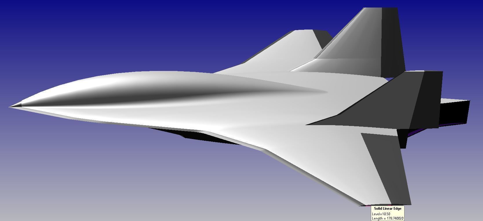 Boeing Hypersonic Valkyrie II 3D model | CGTrader
