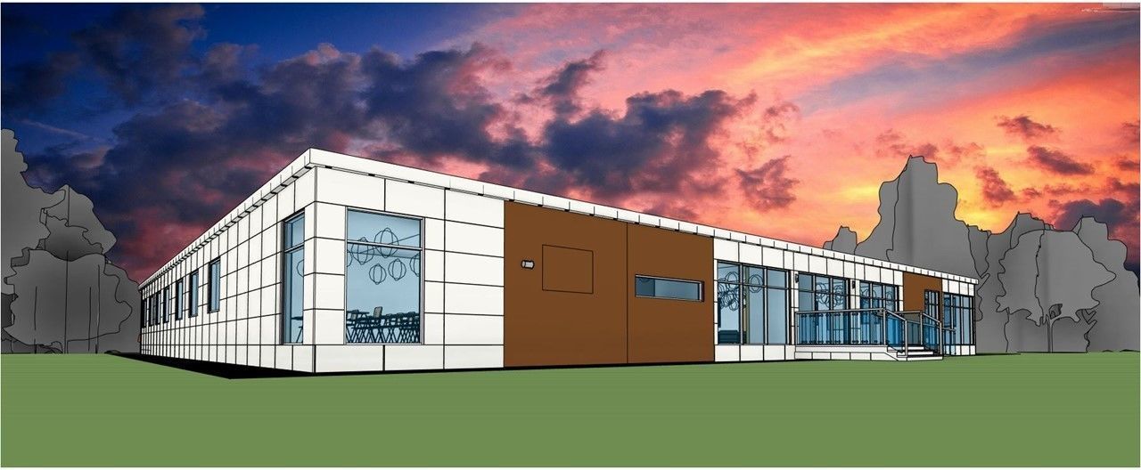 Single Level Modular Office Building 3D model | CGTrader