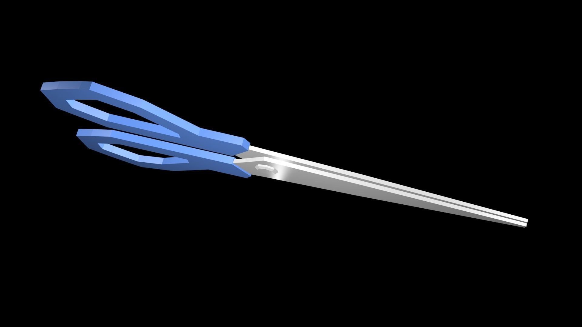 3D model Low poly scissors VR / AR / low-poly | CGTrader
