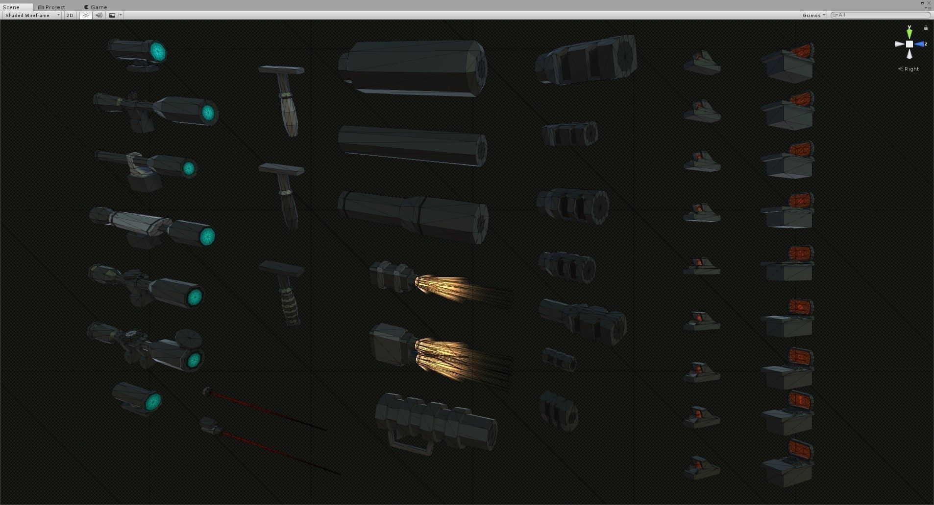 3D model Modular Low Poly Guns and Weapons VR / AR / low-poly | CGTrader