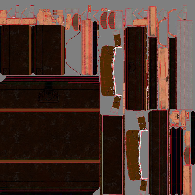 3D model Dark Chest Low poly 3Dmodel VR / AR / low-poly | CGTrader