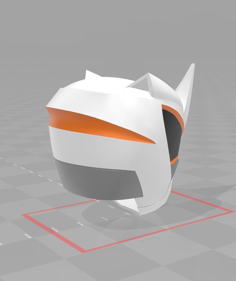 Power Rangers Jungle Fury Rhino Ranger GekiChopper Helmet 3D model 3D ...