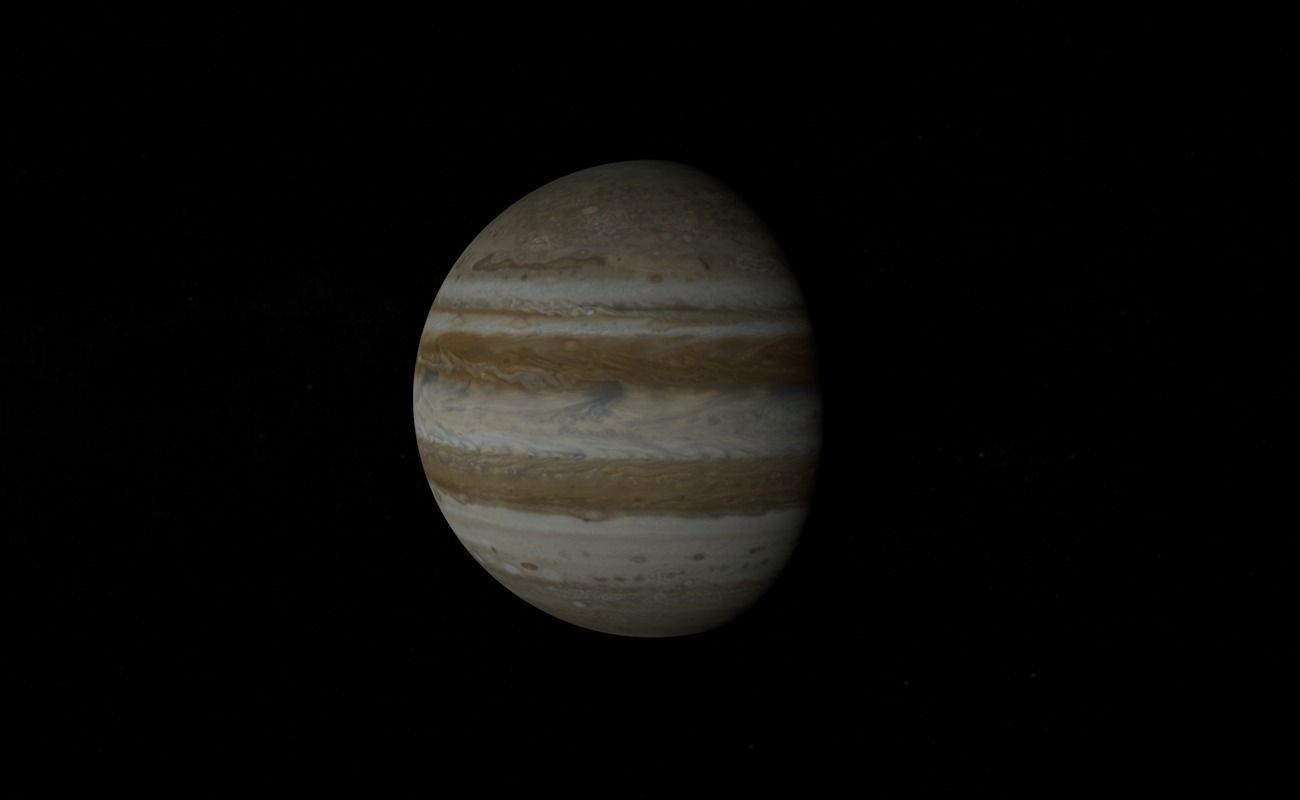 Planet Jupiter 3D model animated | CGTrader