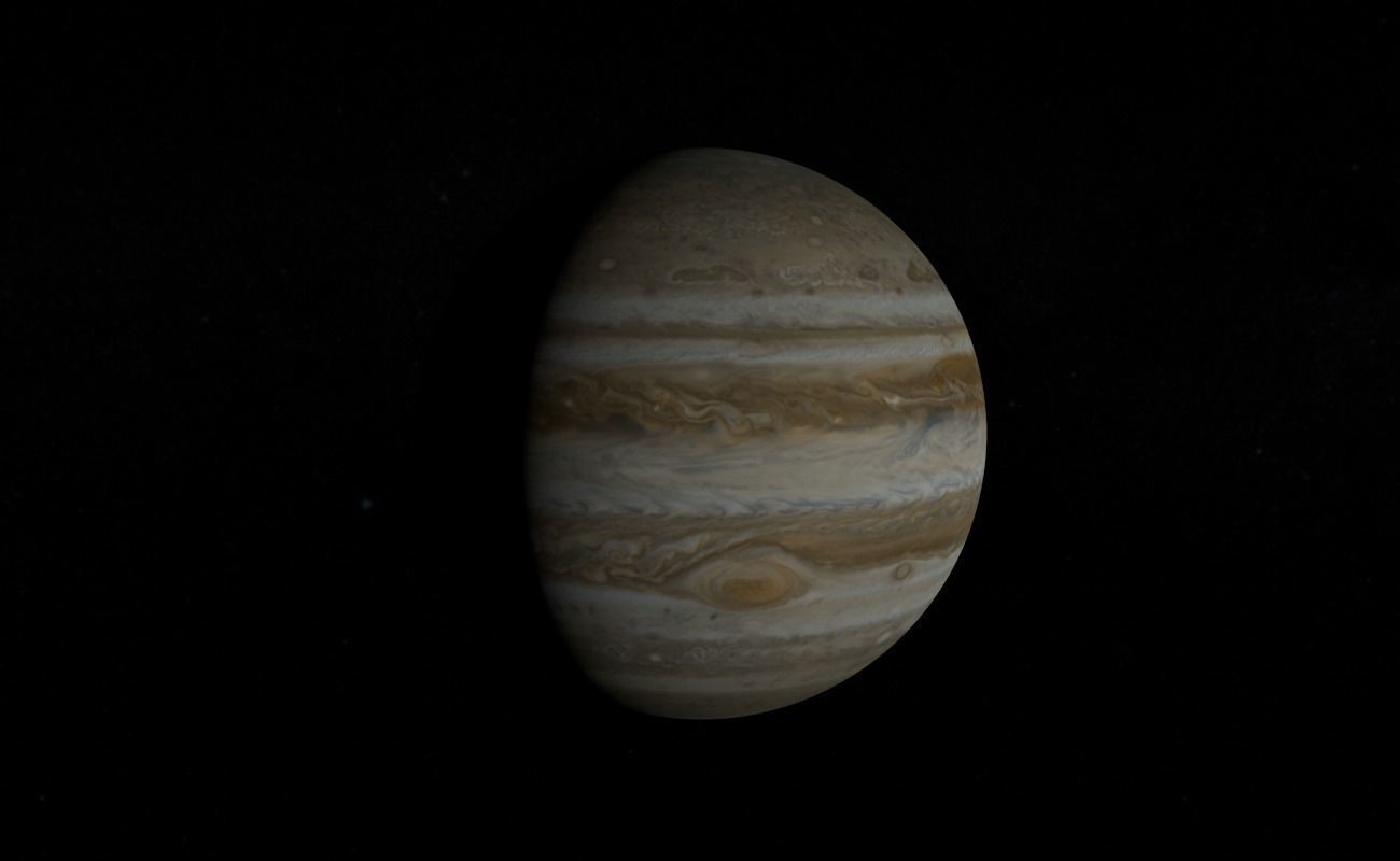 Planet Jupiter 3D model animated | CGTrader
