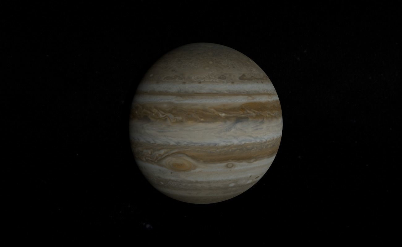 Planet Jupiter 3D model animated | CGTrader