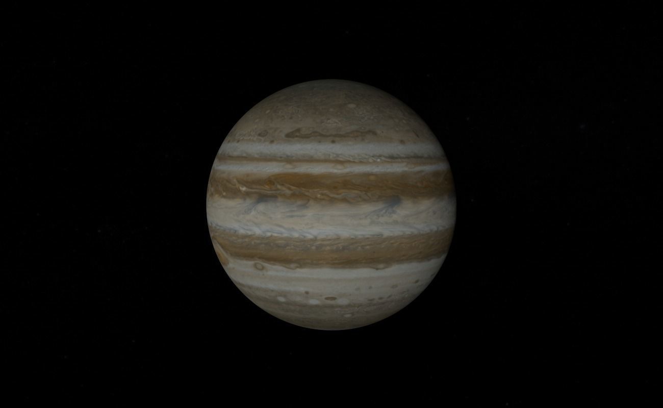 Planet Jupiter 3D model animated | CGTrader