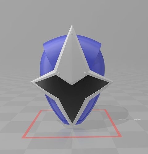 Power Rangers Blue Ninja Steel Ranger Ninninger Helmet 3D model 3D ...