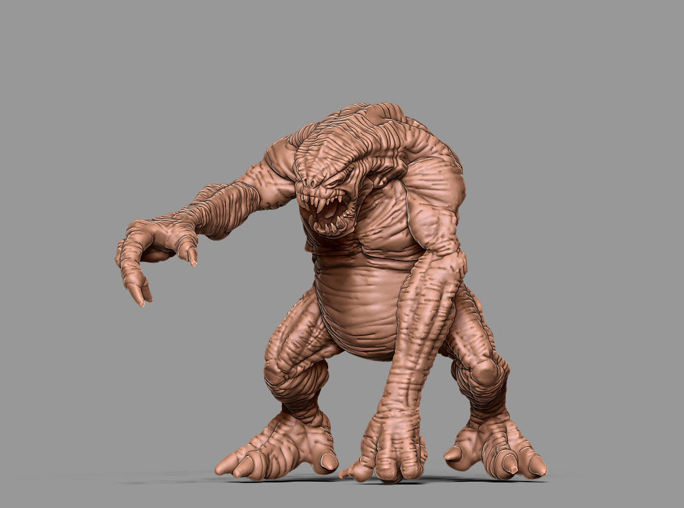 Troll 3d print model humanoid creature 3D model 3D printable | CGTrader