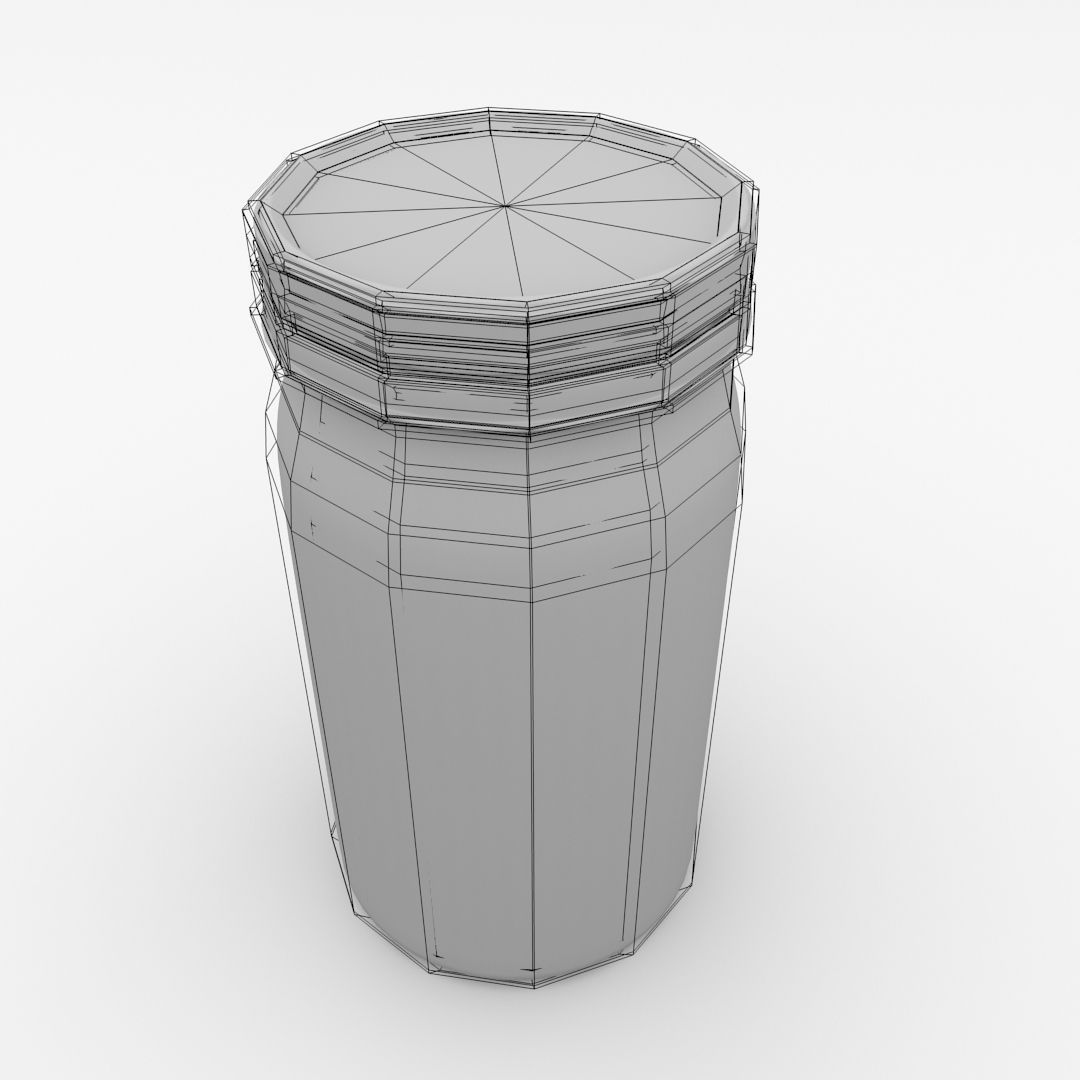 Mason Jar 3D model | CGTrader