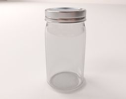 Glass Mason Jar 16oz free 3D Model SLDPRT SLDASM SLDDRW | CGTrader.com