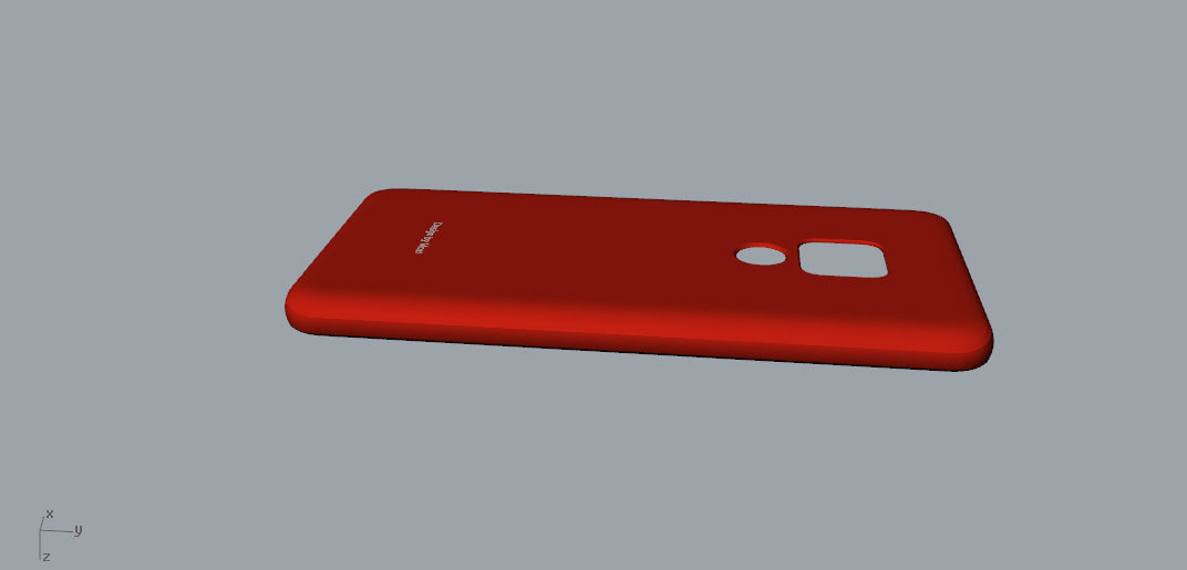 HUAWEI MATE20 red case customizable design 3D model 3D printable | CGTrader