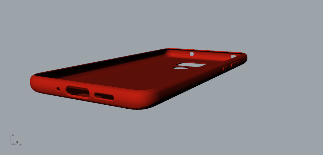HUAWEI MATE20 red case customizable design 3D model 3D printable | CGTrader