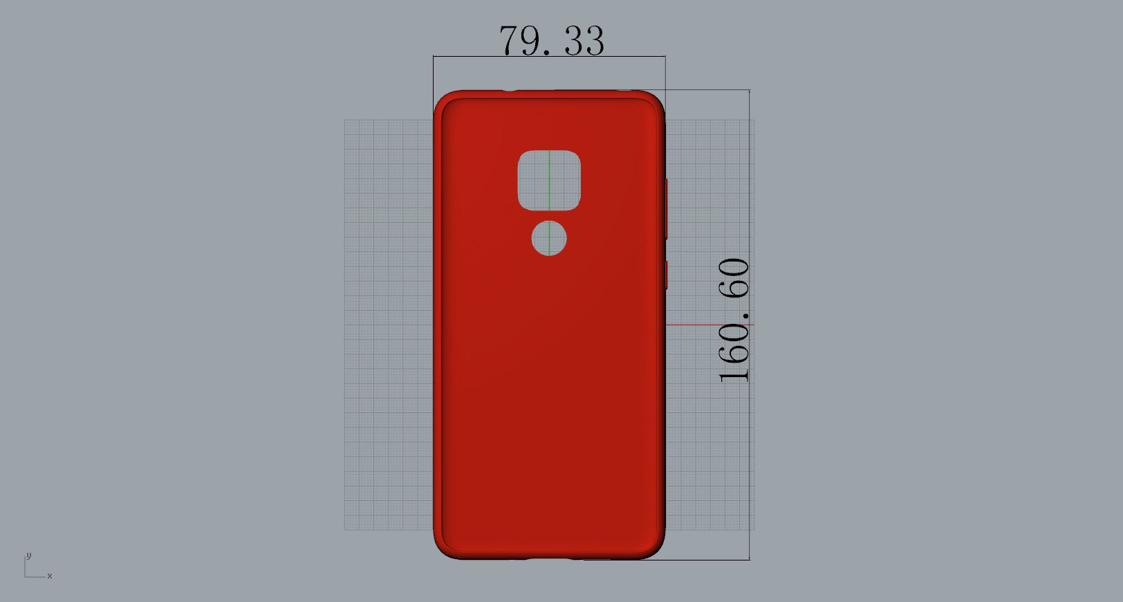 HUAWEI MATE20 red case customizable design 3D model 3D printable | CGTrader