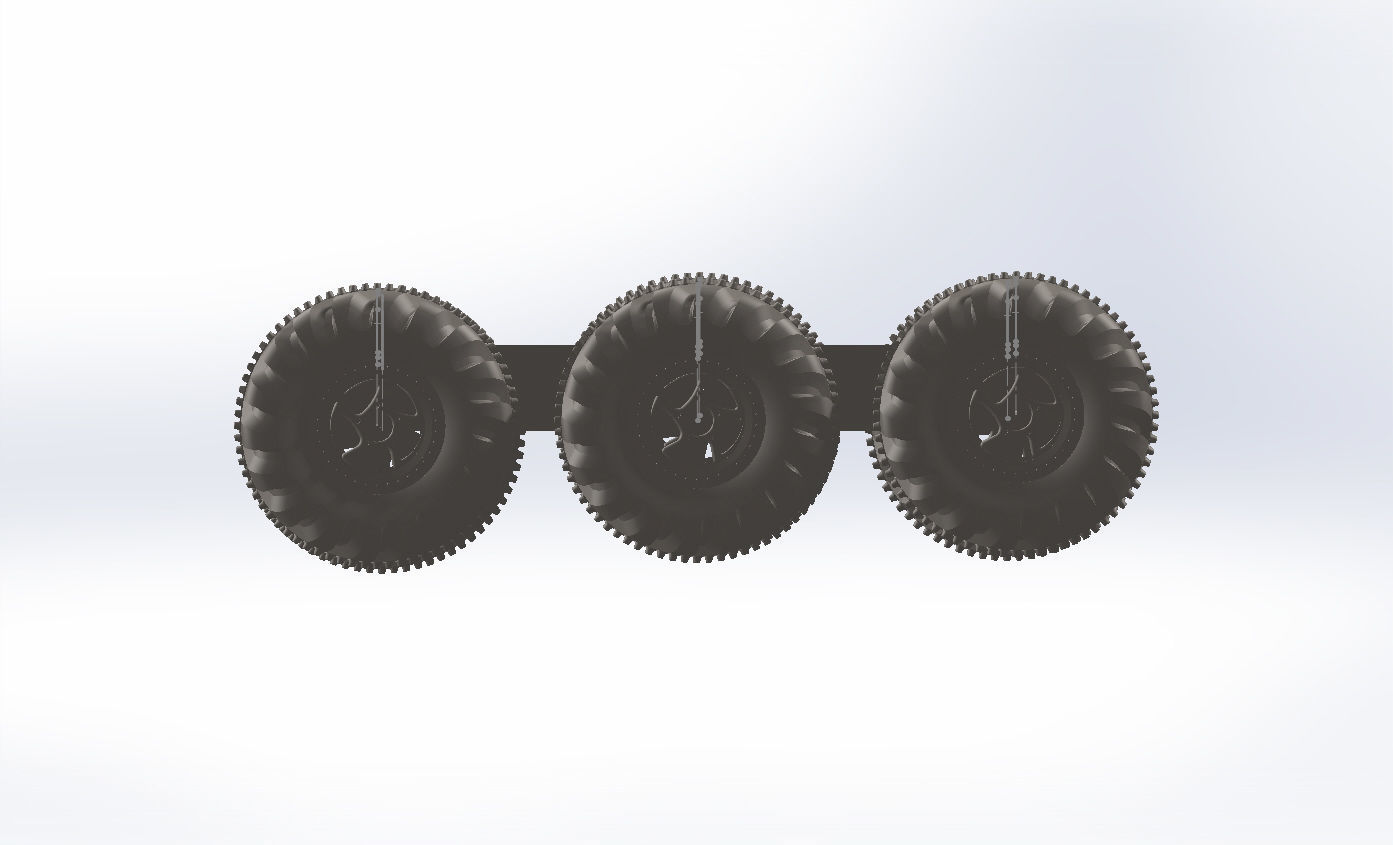 6 wheel printable terrain arduino robot for project 3D model 3D ...