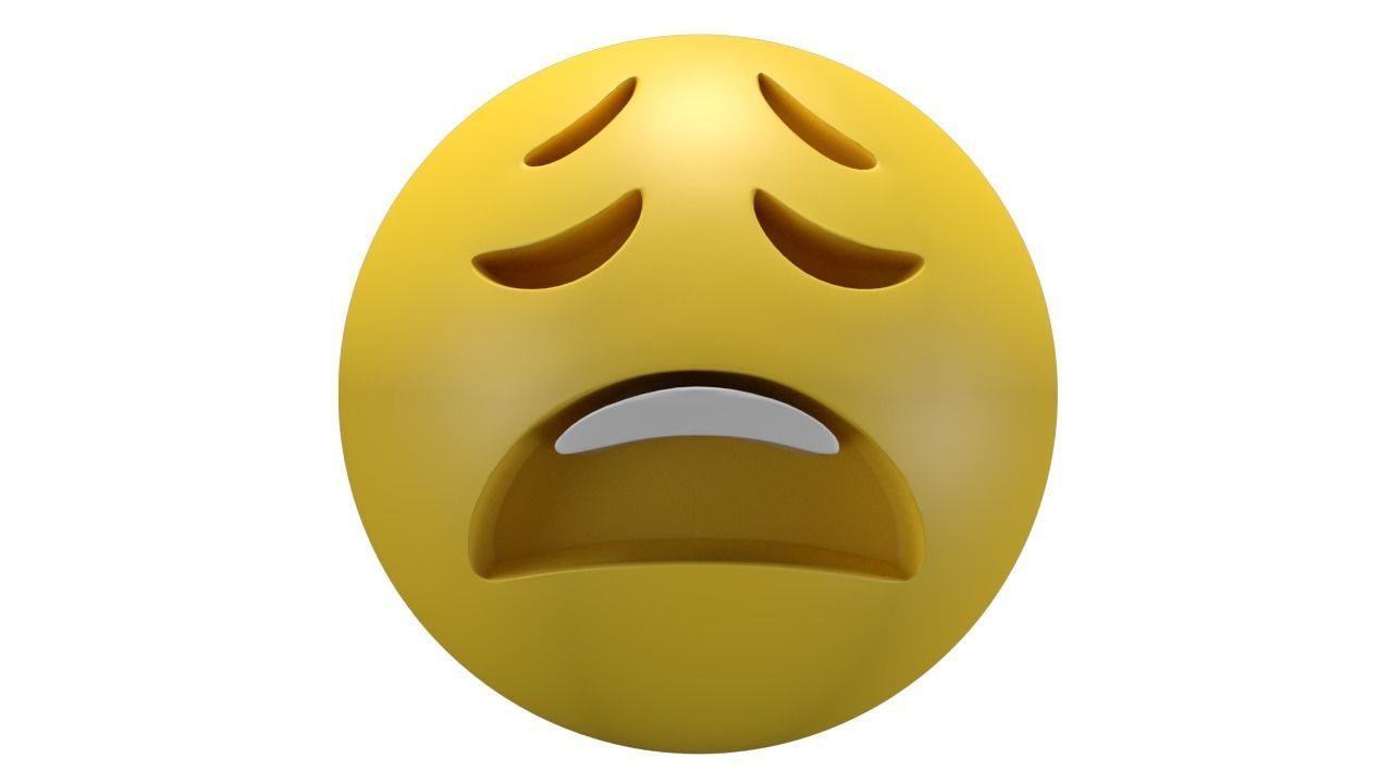 3D model Weary Face VR / AR / low-poly | CGTrader