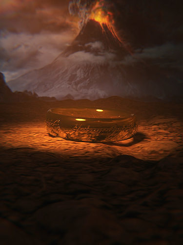 Lord of the rings - Ring of power 3D model 3D printable | CGTrader